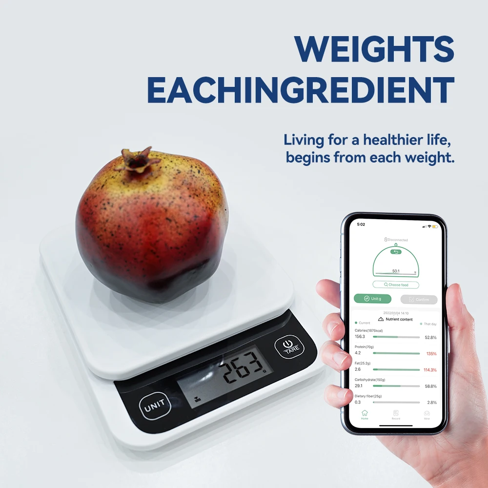 Smart Kitchen Scales Nutrition Food Calorie Scale Digital Kitchen ...