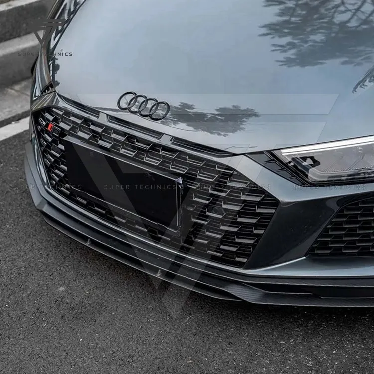 Supertechnicsi Style Carbon Fiber Front Lip For Audi R8 2019-2023 - Buy ...