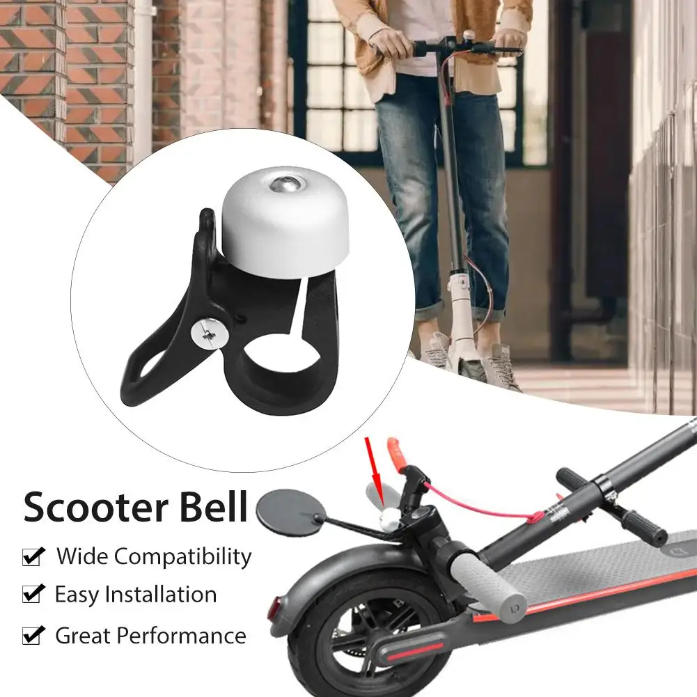New Image Electric Scooter Accessory Handlebar Aluminum Alloy Bell Loud ...