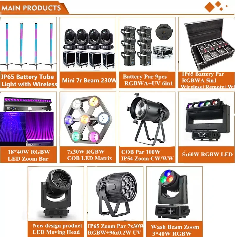 Dmx Stage Lights Led Moving Head Strobe Light Bar 1320p*0.2w Rgb 3in1 ...