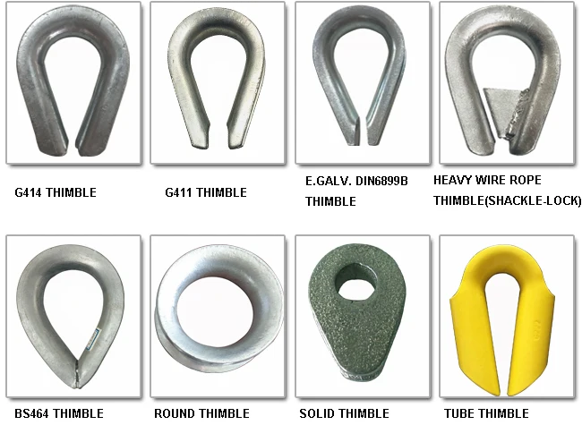 60mm Painted Black Wire Rope Tube Thimble With Factory Price - Buy 60mm ...