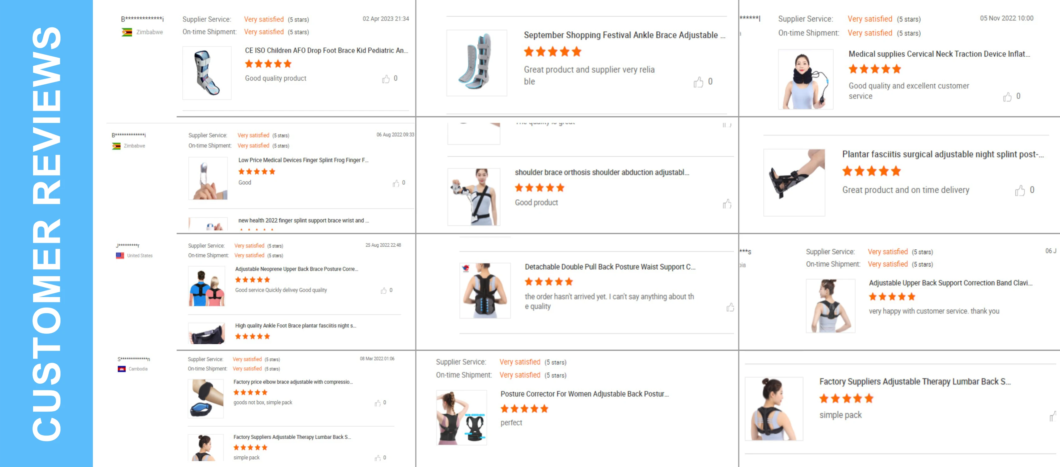 Medical Orthosis Adjustable Hinge Rom Knee Brace Support Orthopedic ...