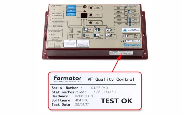 Elevator Parts Door Inverter Fermator Elevator Door Drive Controller Vvvf4+ Vf4+ - Buy Fermator ...