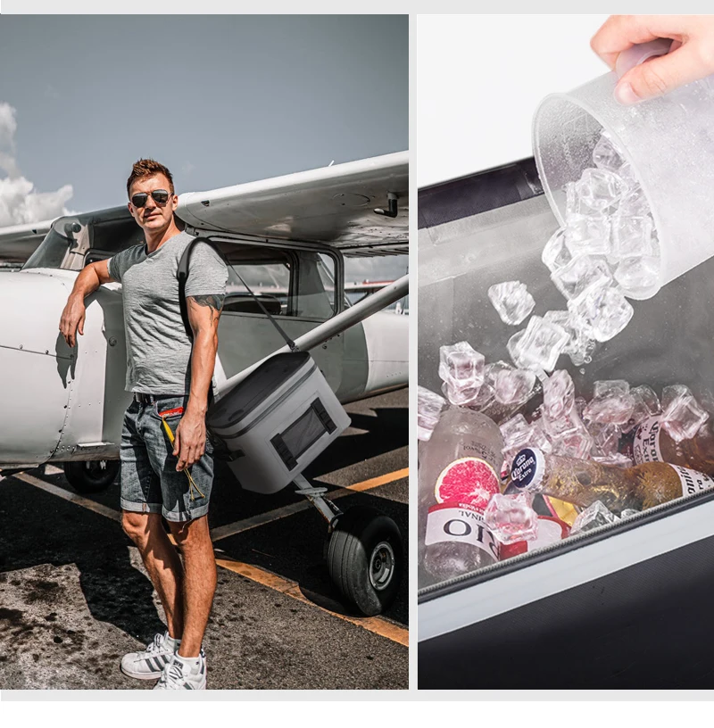 Sc15-hb Portable 600d Insulated Cooler Bag Thermal Soft Leakproof ...