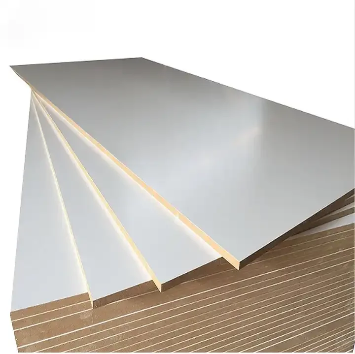 White Melamine Mdf Both Sides Laminated Mdf Board Uv Gloss Mdf Panel ...