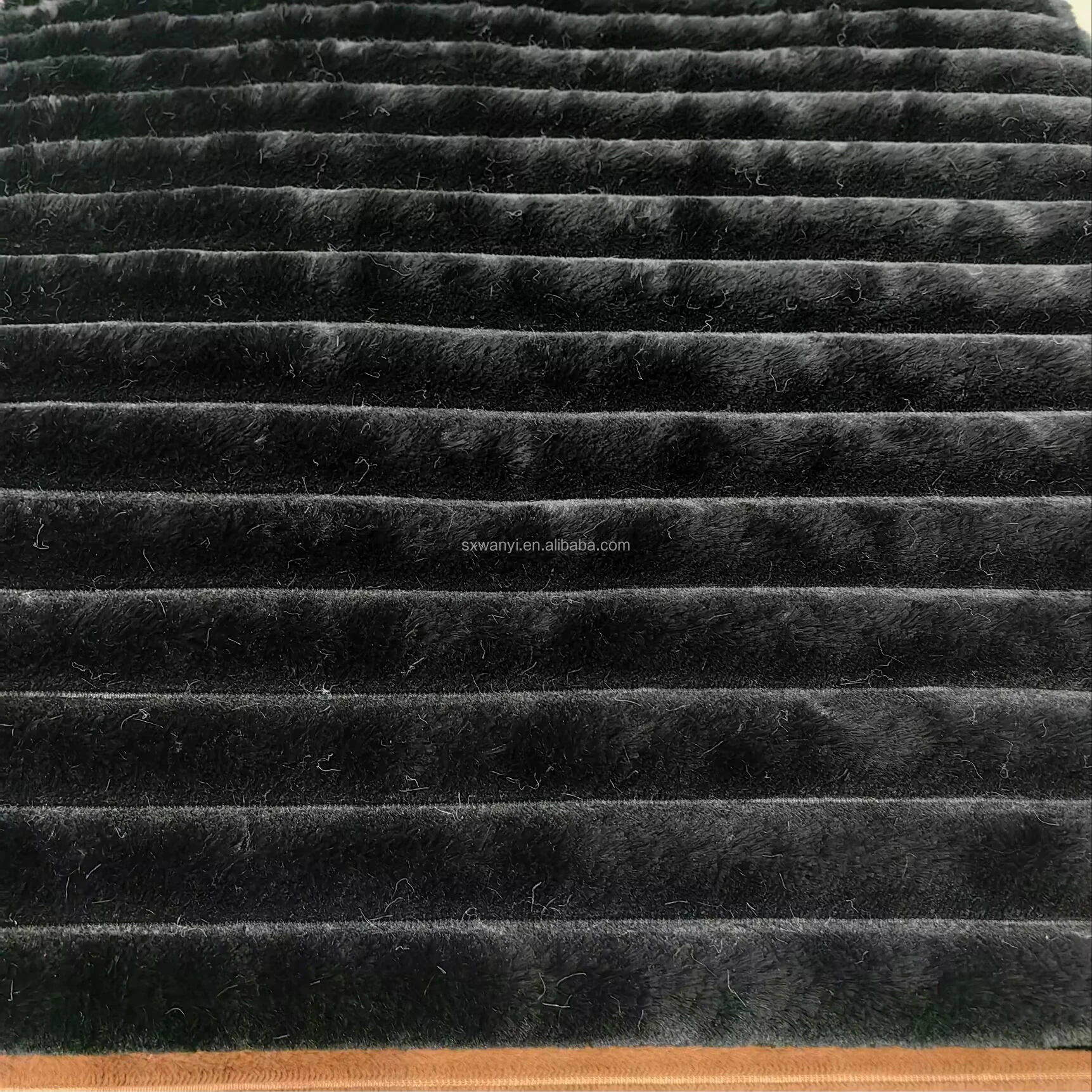 144f Polyester Rabbit Hair Jacquard Pattern Autumn Winter Fabric Brush ...