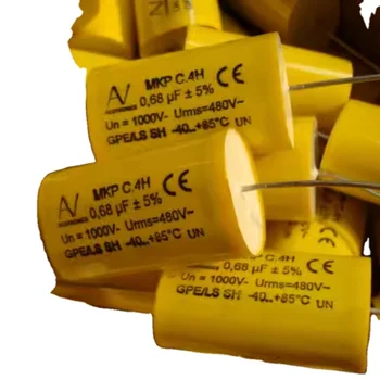 Arcotronics Axial Film Capacitors Cand Pulse Film Capacitors C4h 1 Kvdc 1000v 0.68uf 680nf C.4h ...