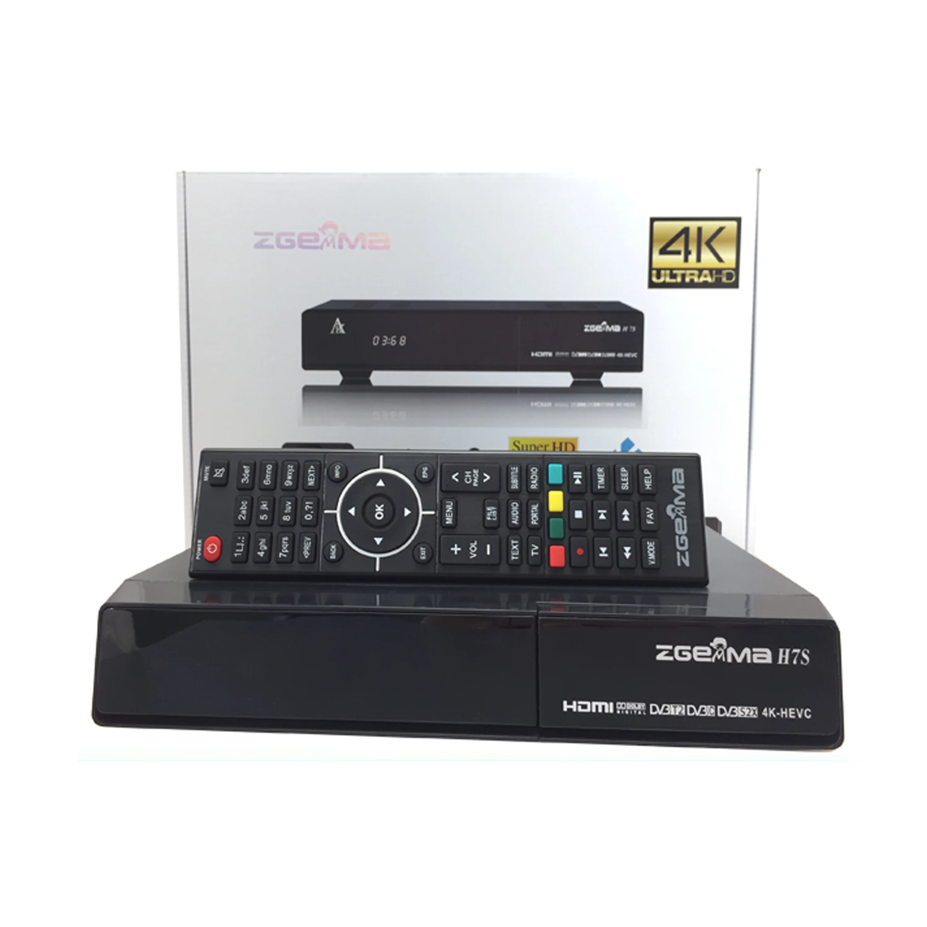 Alibaba.com: ZGEMMA H7S 4K Satellite TV Receiver with 2*DVB S2X + DVB T2/C, Linux OS, CI+ and ...