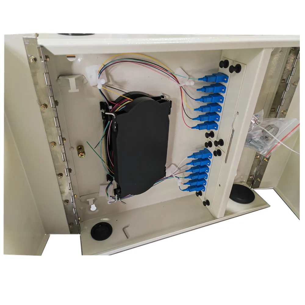 China Manufacturer 8 Port Enclosure Fiber Distribution Metal Box Wall ...