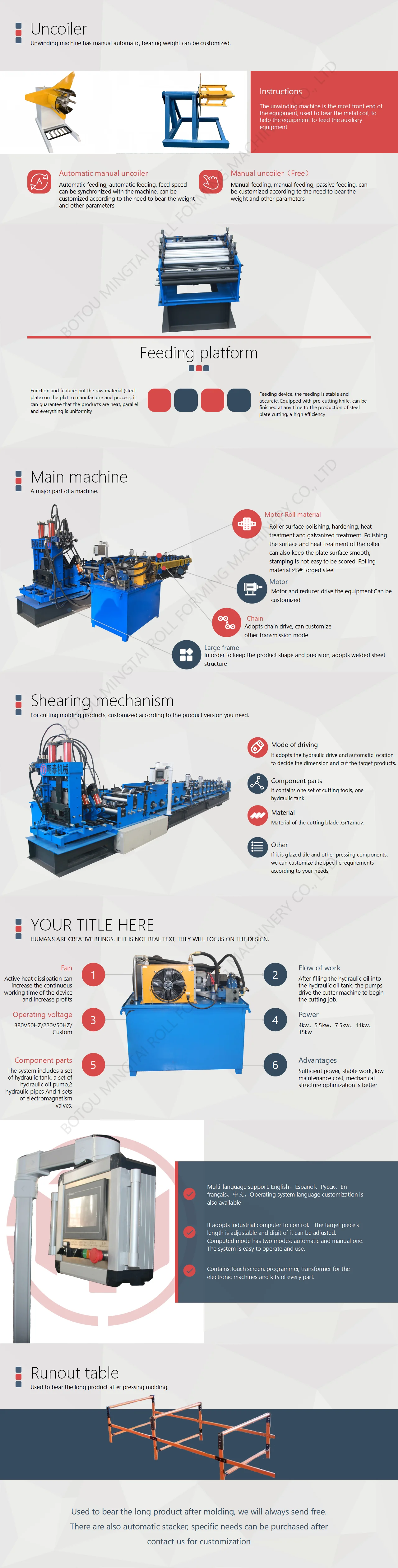 Automatic C Z Profile Interchange Purlin Roll Forming Making Machine ...