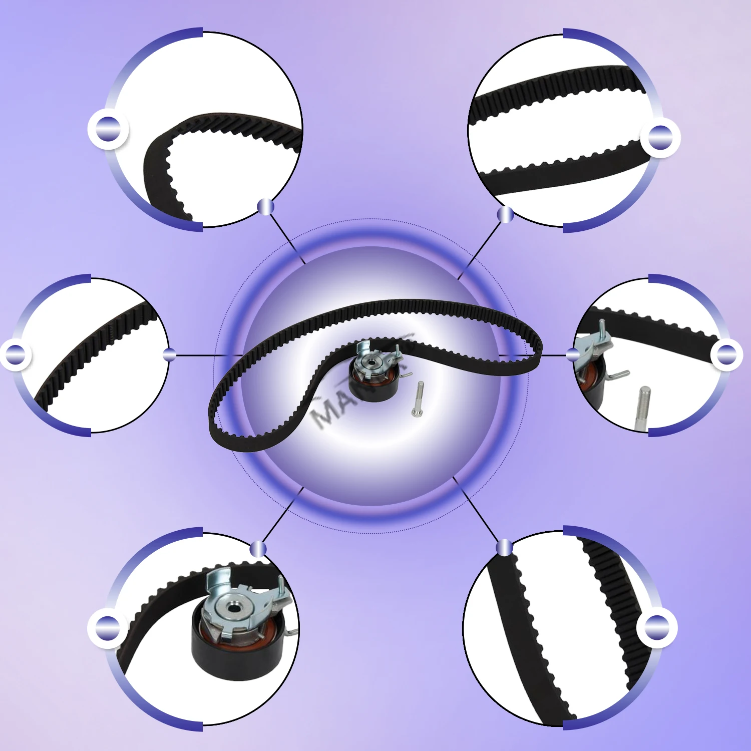 MANER Timing Belt Kit for Ford FOCUS II Fiesta VI 2 1.6 TI