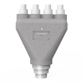 Fresh Air Ventilation System Pipe Splitter Silent Air Branches ...