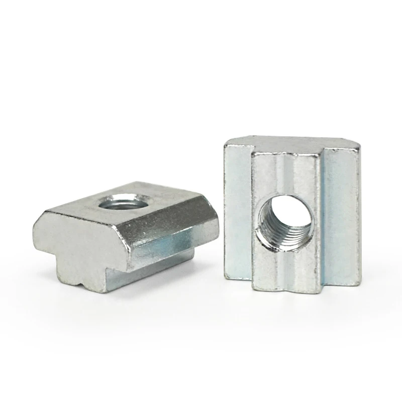 T Slot Nut with Spring Loaded Ball Slot Carbon Steel Aluminum Profile ...