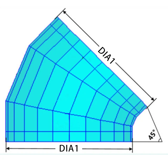 Galvanized Sheet Spiral Duct Elbow For Ventilation Ductwork Joint - Buy ...