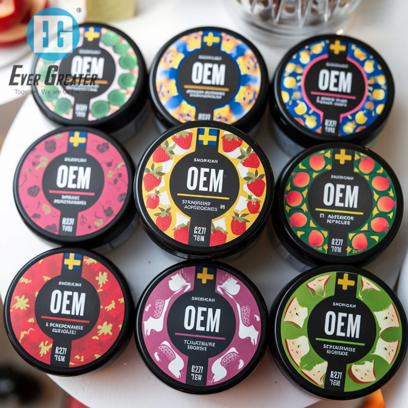 Custom Nicotine Pouches Round Snus Cans Circular Snus Box| Alibaba.com