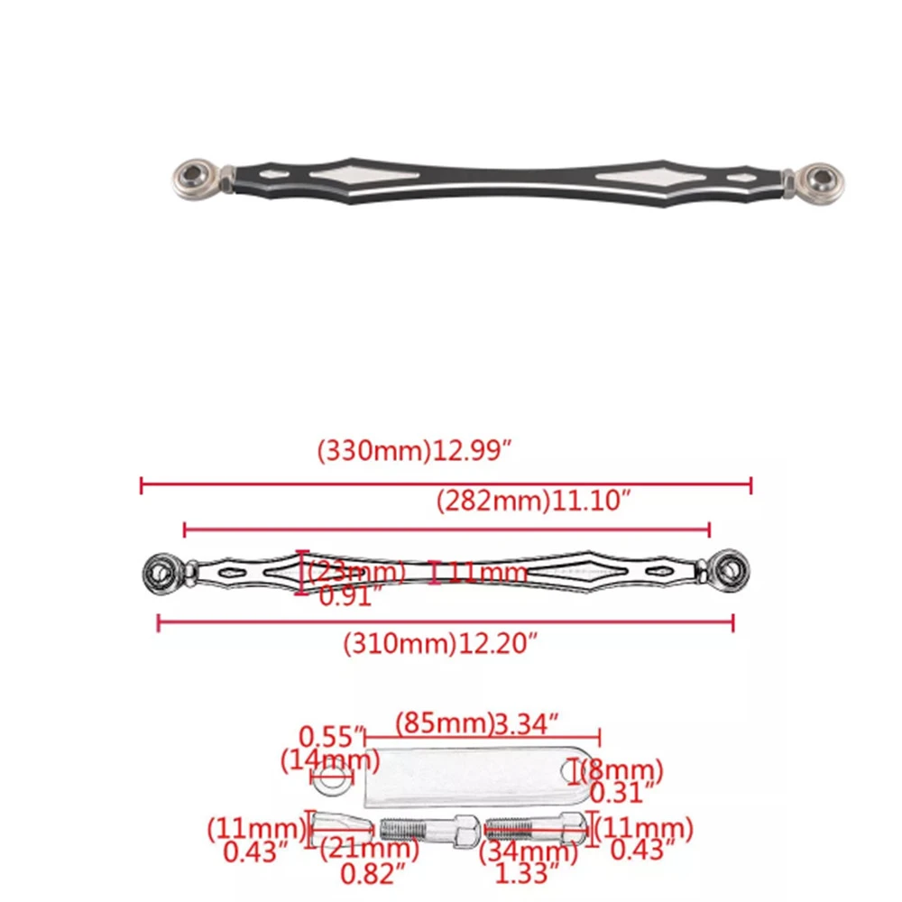 RACEPRO Aluminum Motorcycle Gear Shift Linkage Lever for Harley