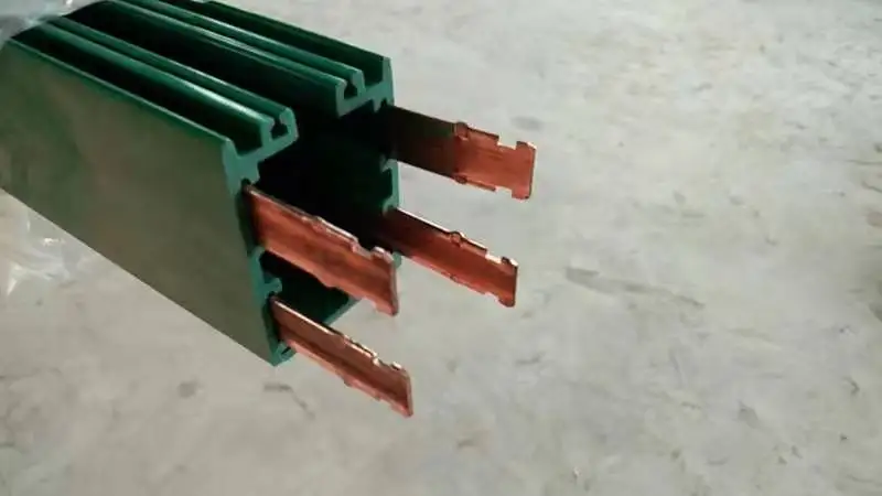 PVC Insulated Crane Power Rail Enclosed Conductor Busbar System ...
