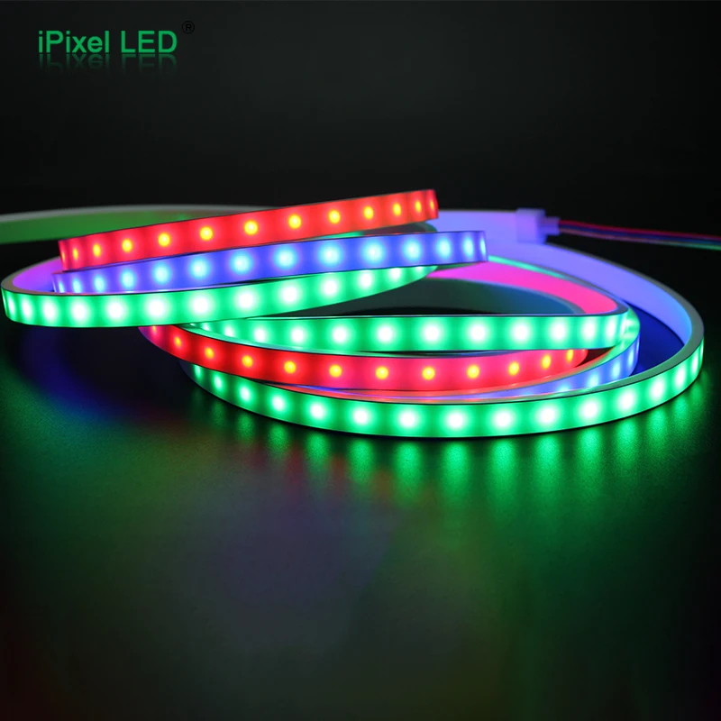 Ultra Thin Mini 5v Silicone Led Neon Flex Light Digital Rgb Addressable ...