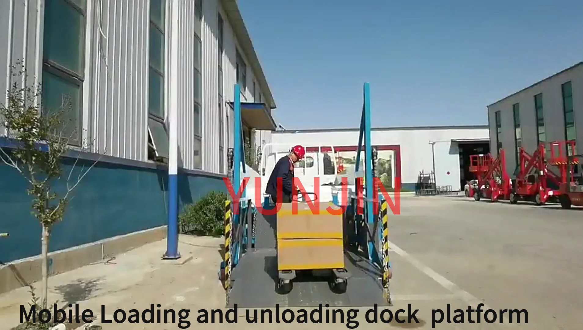 2 Tons 3 Tons Portable Mobile Truck And Vehicle Hydraulic Cargo Mobile ...