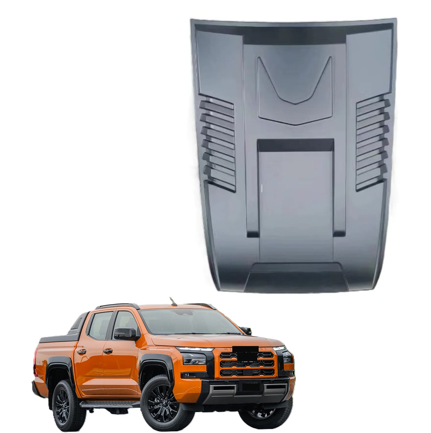 Alibaba.com: Matte Black ABS Pickup Truck Engine Hood for Triton L200 ...