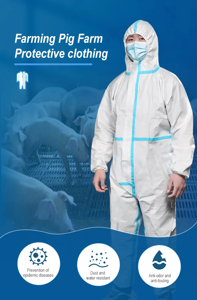 Non-woven Disposable Isolation Suits For Farms - Buy Disposable One ...