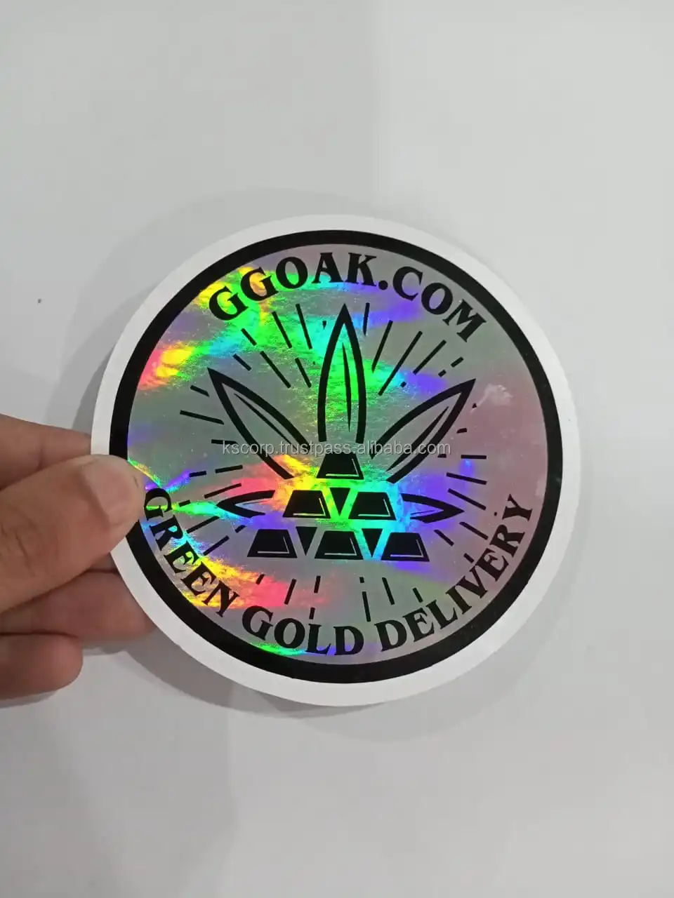 Custom Holographic Vinyl Stickers Anime Holographic Pvc Vinyl Stickers Holographic Label