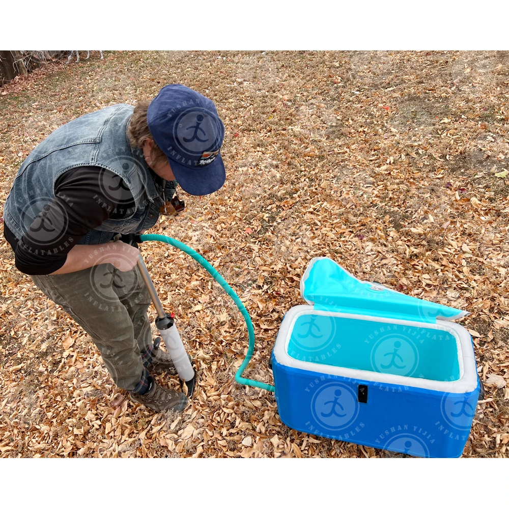 Pvc Big Size Inflatable Drop Stitch Food Storage Bag Ice Chest Bucket ...