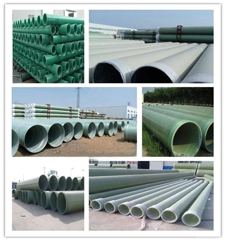 Green Plastic Drain Grp Gre Rtr Pipe Fiberglass Pipe Frp Pipes - Buy ...