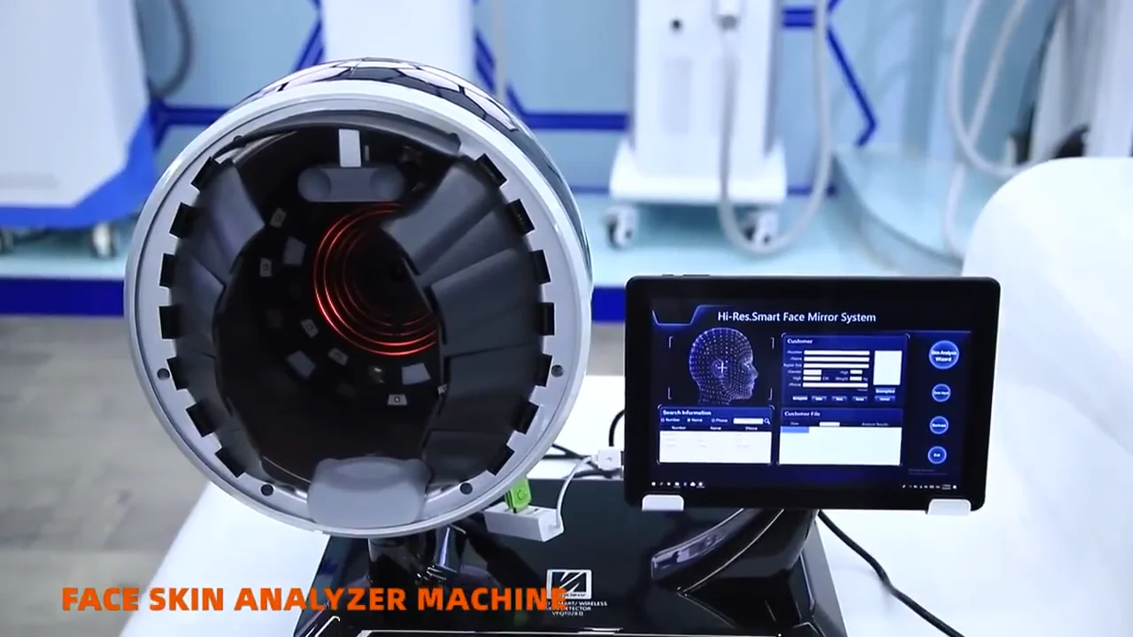 Facial Skin Scanner Diagnostic Analysis Portable Magic Mirror 3d Skin ...