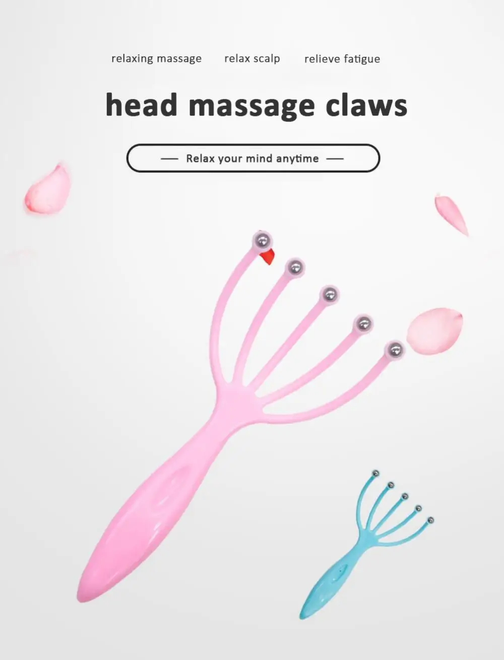 Octopus Five-claws Scalp Head Massager Relaxation Muscle Tension Relief ...