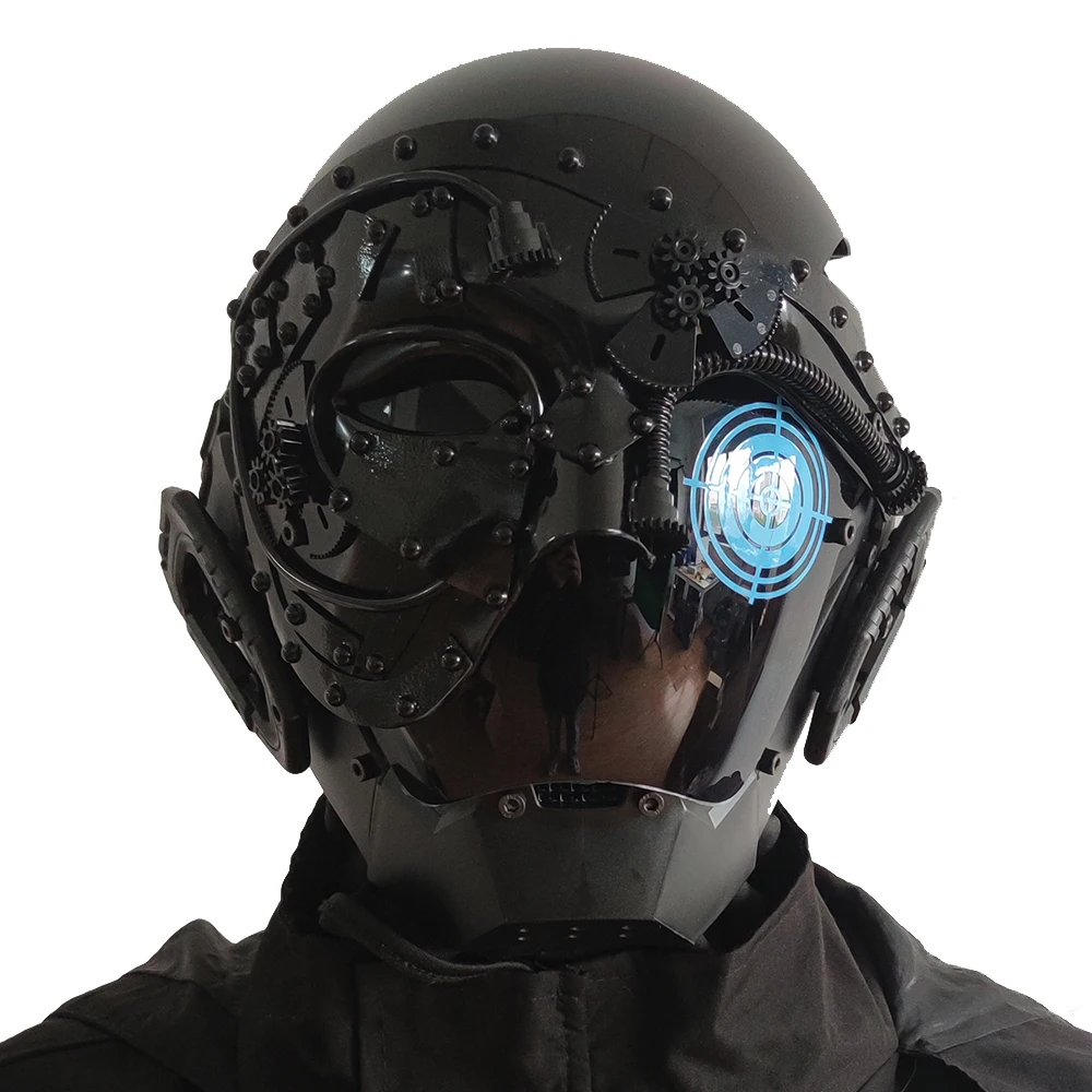 Cyberpunk Masquerade Mask Cosplay For Men Full Face Party Masks ...