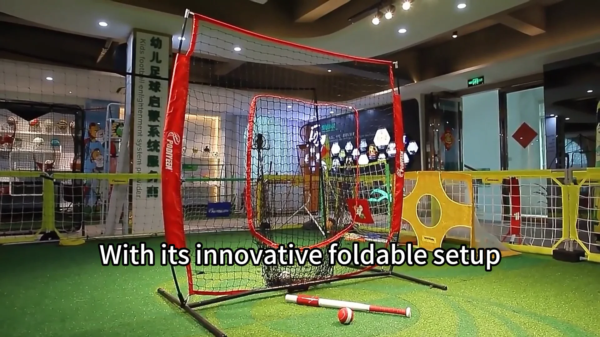 7ft X 7ft Baseball & Softball Practice Hitting & Pitching Net Enhance ...