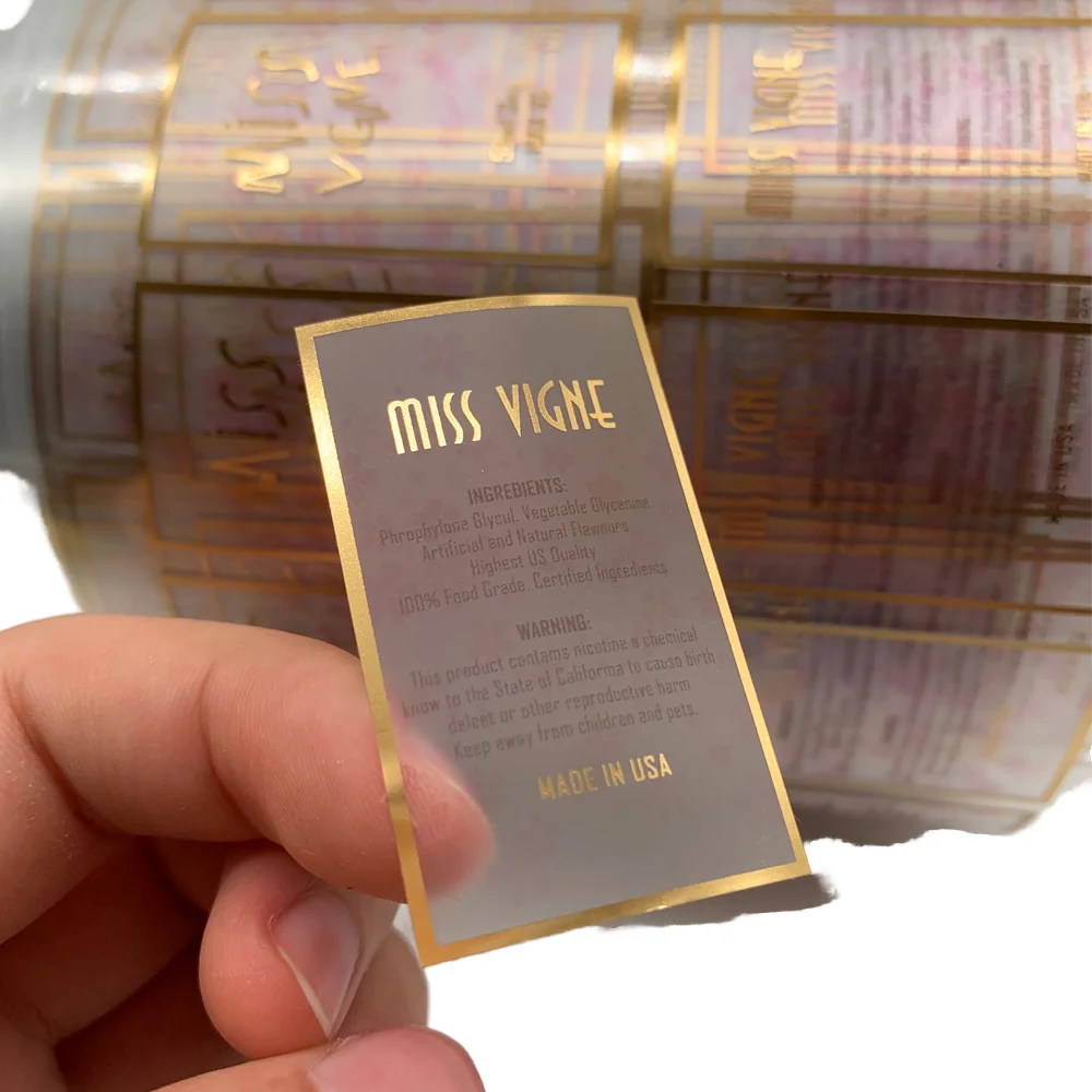 High-definition Uv Printed Waterproof Vinyl Logo Stickers Custom Logo ...