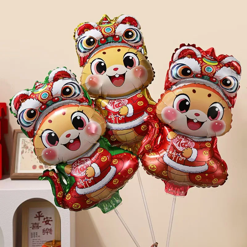 Large Standing Dragon Foil Balloons Chinese New Year Party Decoration ...