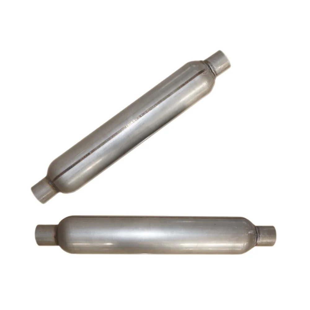 Universal Car Exhaust Round Muffler Silencer - Buy Car Muffler ...