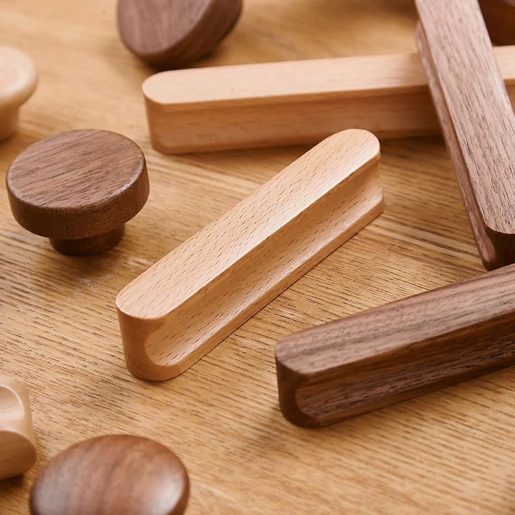 Push Pull Cabinet Drawer Door Handle Design Kitchen Hotel Wooden Luxury ...