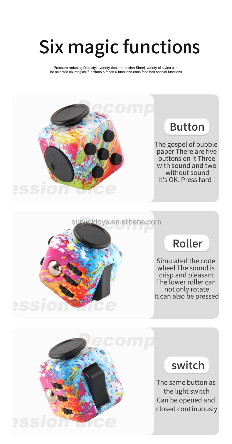High Quality Fidget Toys - Anti Stress & Fun Fidget Cubes
