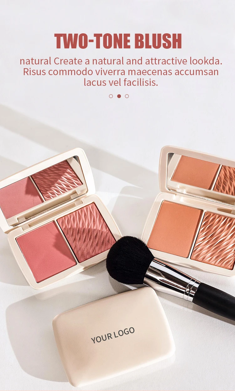 Custom Professional Mini Blush Blusher Highlighter Palette Private ...