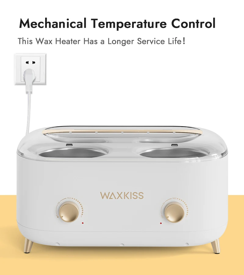 Customize Logo 1000ml*2 Double Pot Hair Removal Wax Machine Easy To Use ...