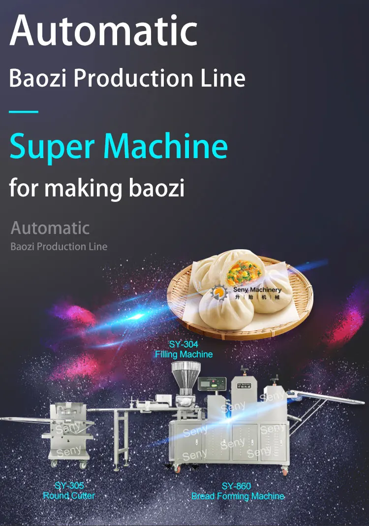 Automatic Steamed Bun Siopao Making Machine - 1 Year Warranty