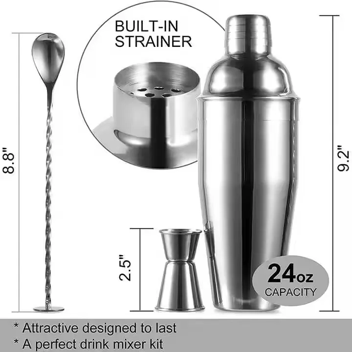 High Quality Stainless Steel 20cm Sliver Straw Spoon for Drink Bar ...
