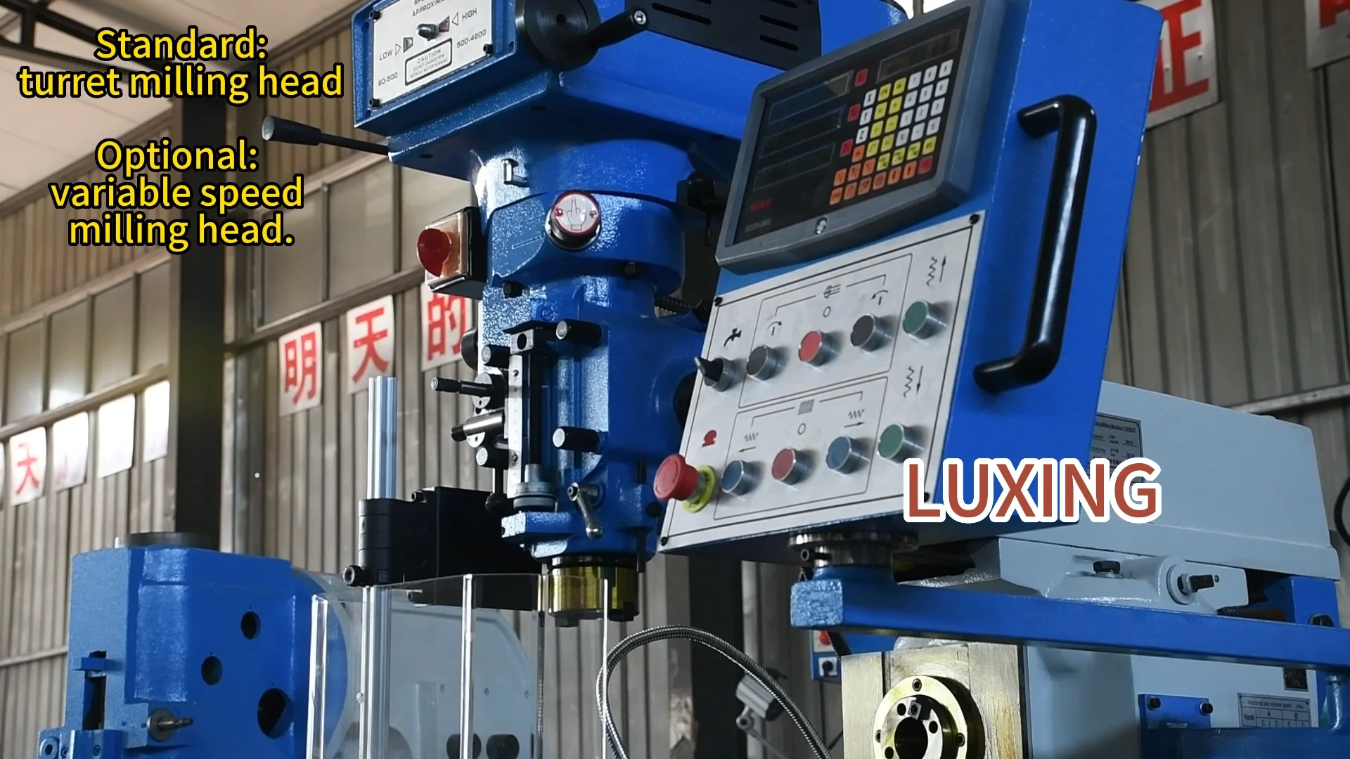 Conventional Metal Zx6350t Variable Speed Turret Milling Machine Drill ...