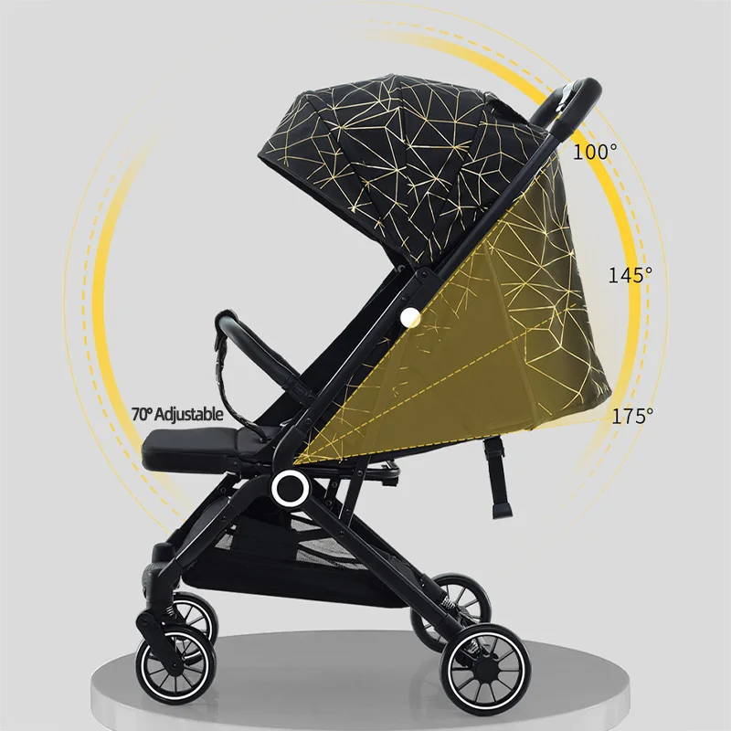2-in-1 Convertible Baby Stroller With Bassinet Mode Foldable Infant ...