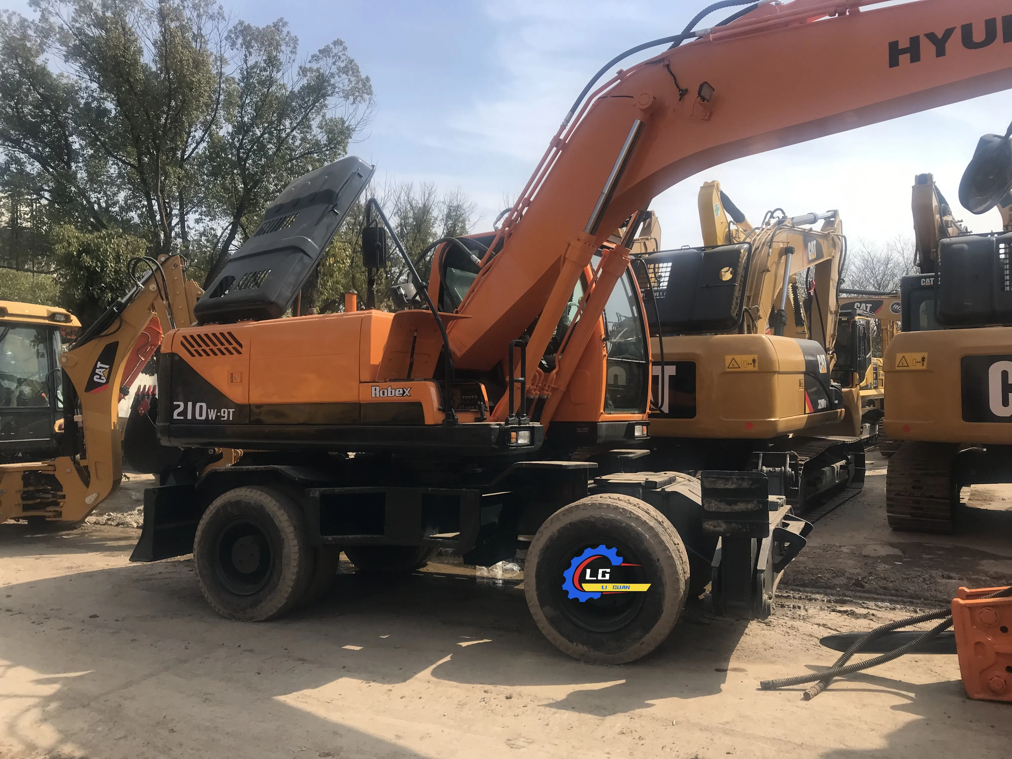 Used Original Hyundai Wheel Excavator 210-9t For Sale - Buy Used ...
