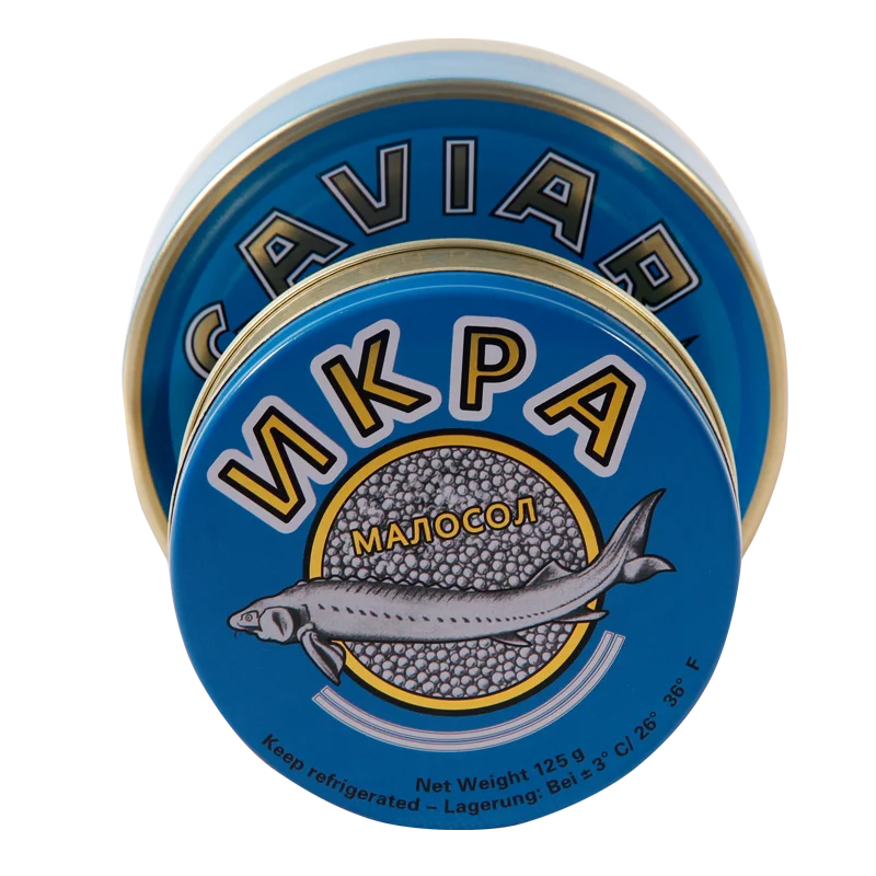 Elegant Caviar Tin Boxes - Perfect for Food Packaging