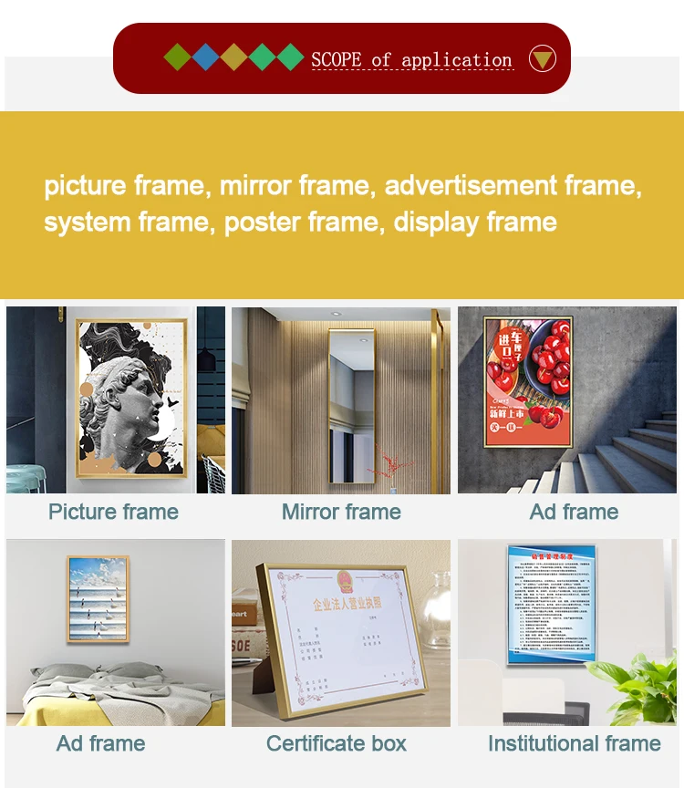 Custom Size Metal Picture Frames - Durable & Stylish
