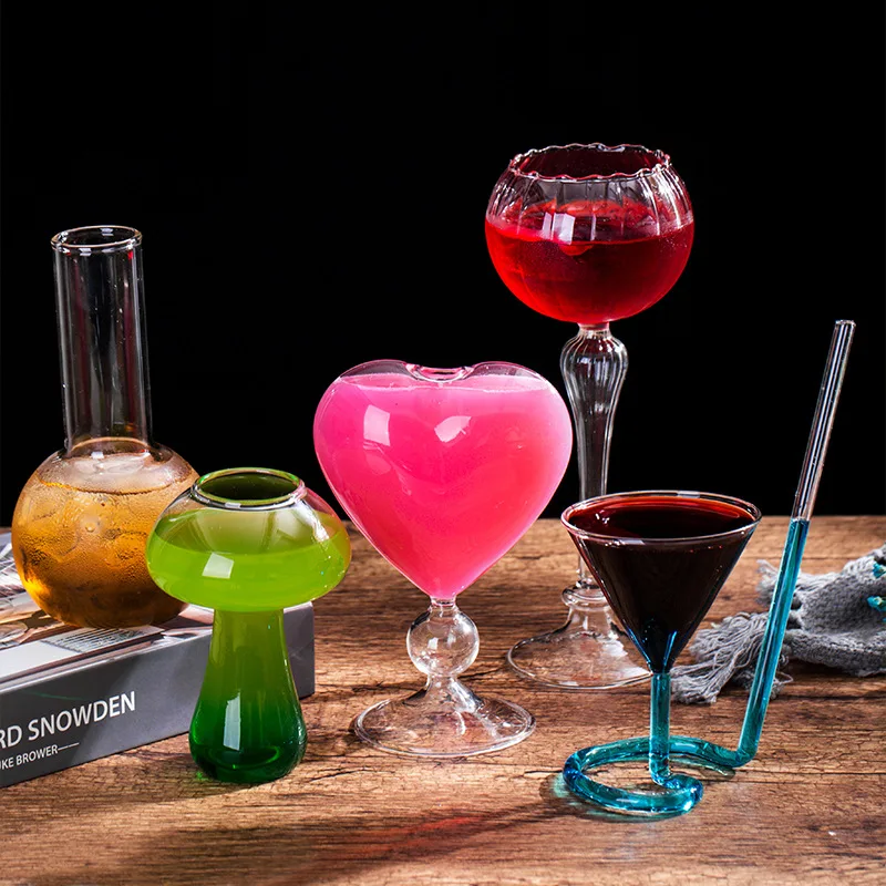 Heart Shaped Martini Glass - Unique Cocktail Glasses