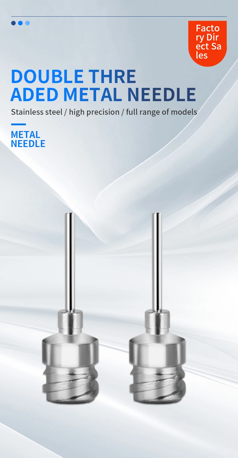 Luer Lock Stainless Steel Dispensing Needles - Micro Blunt Tips