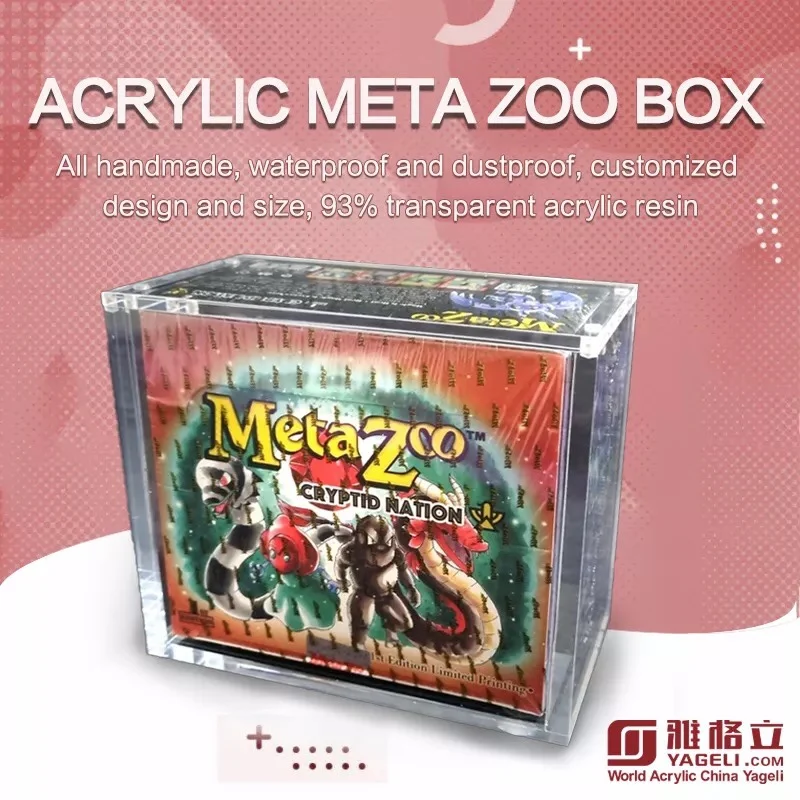 Acrylic An-ti Uv Tcg Pokemon Booster Box Metazoo Booster Box Uv Acrylic ...