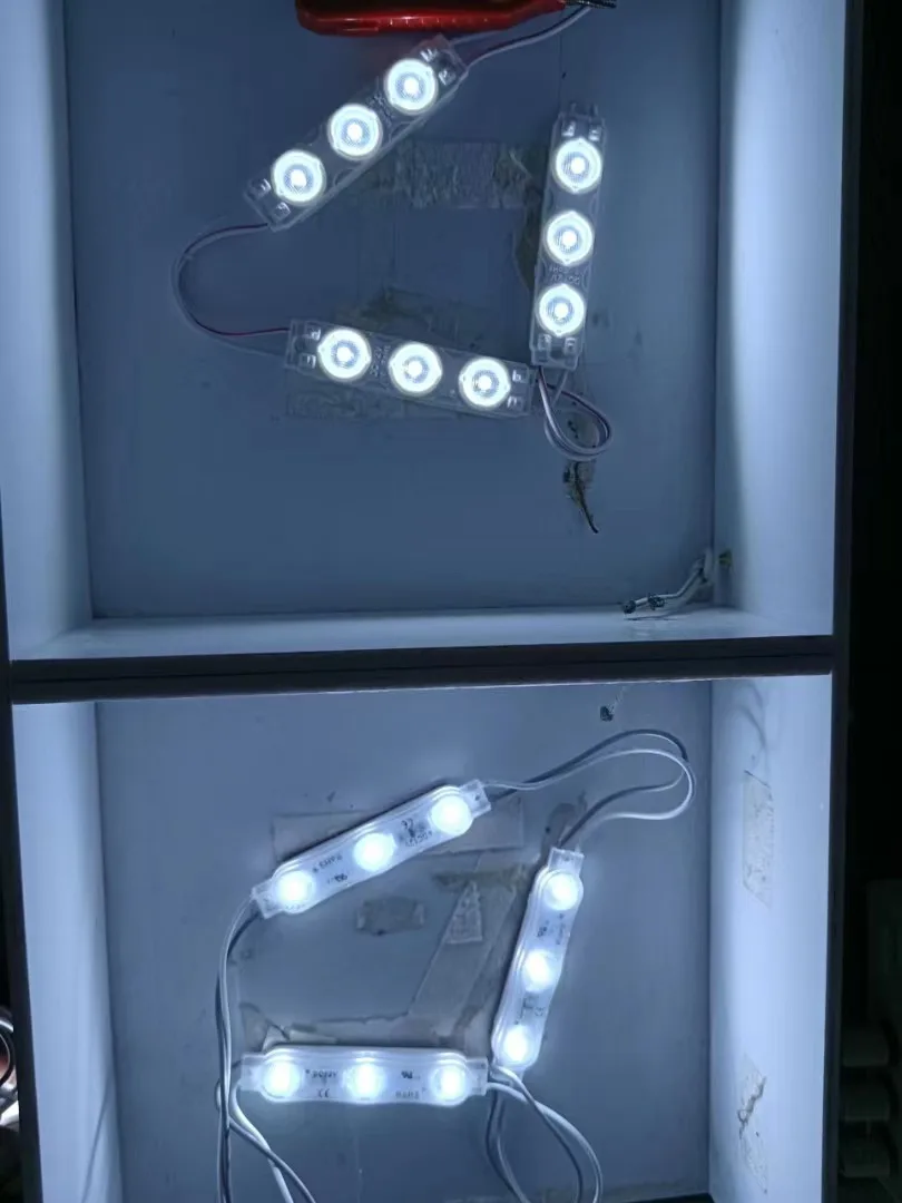 Diffuse Reflection Led Module 3led 12v 1.2w Backlight SMD 2835 Injection Led Module for Lightbox ...